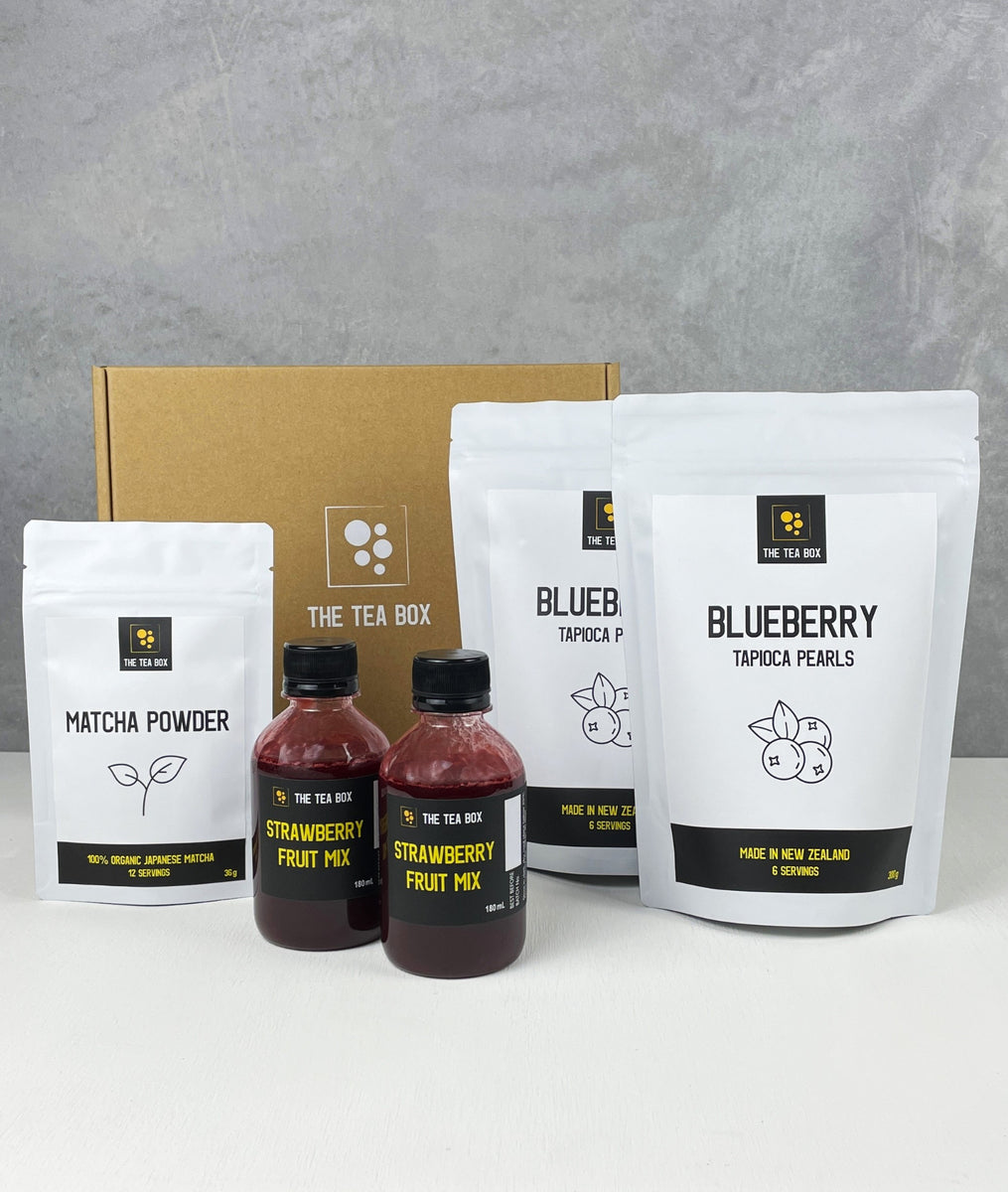 Strawberry Matcha Latte Bubble Tea Kit | The Tea Box